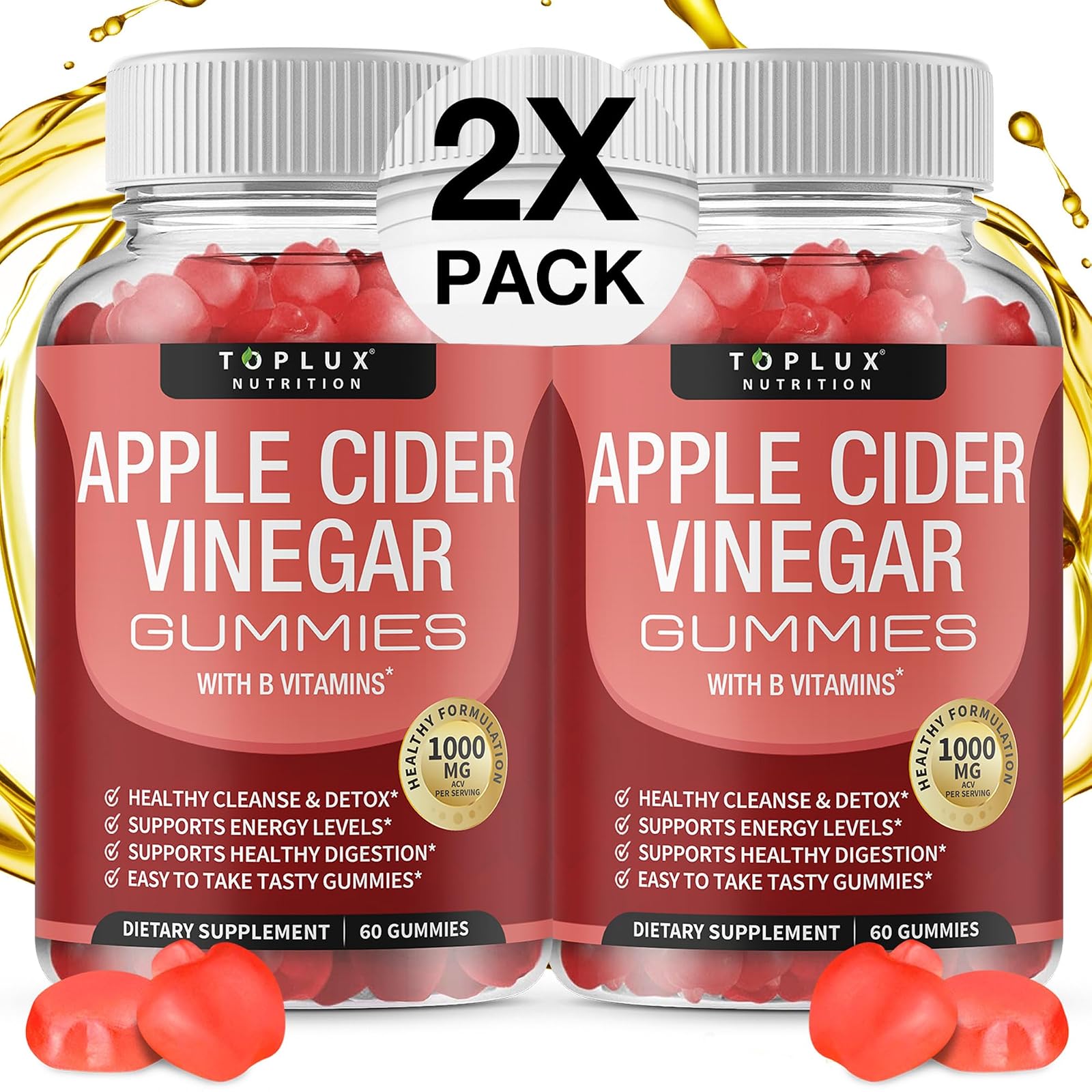 Toplux apple cider vinegar gummies benefits