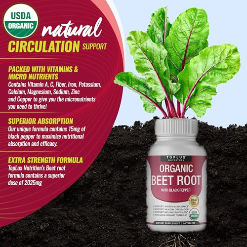 Toplux beet root supplement for athletes