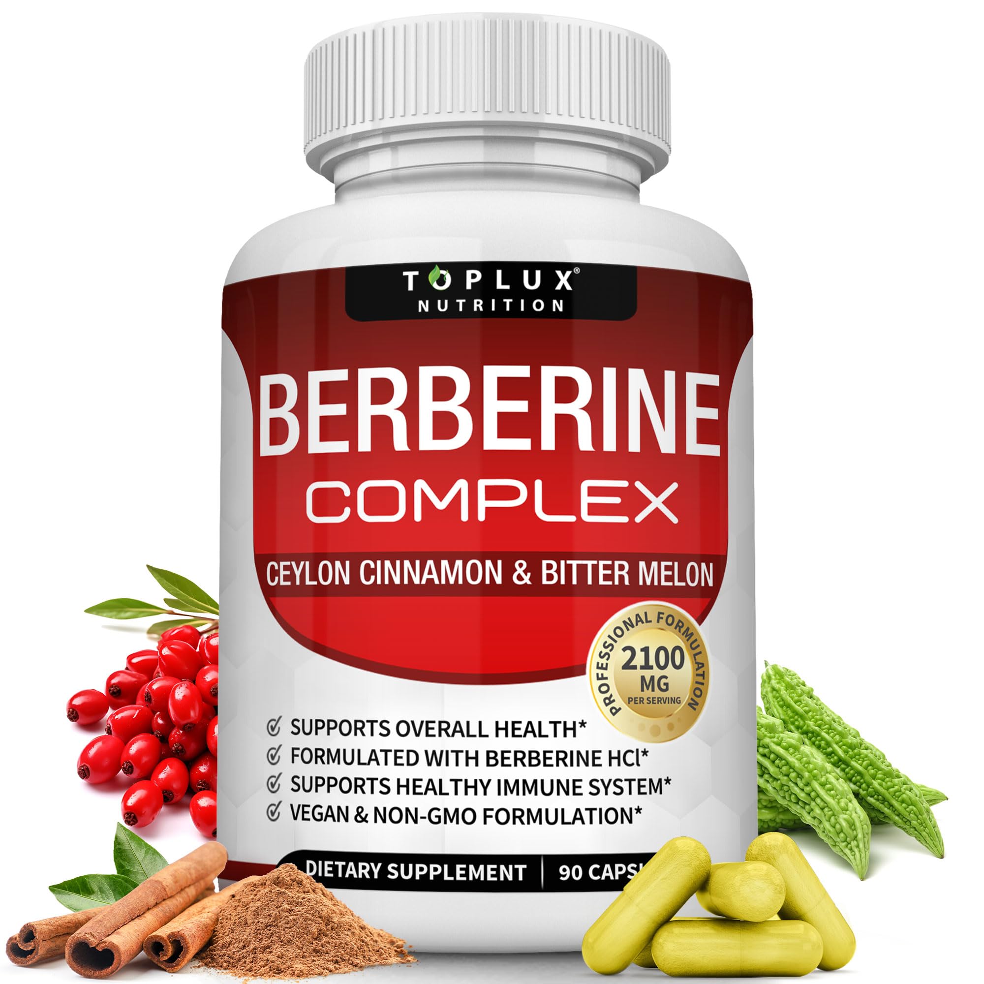 Toplux Berberine with Ceylon cinnamon