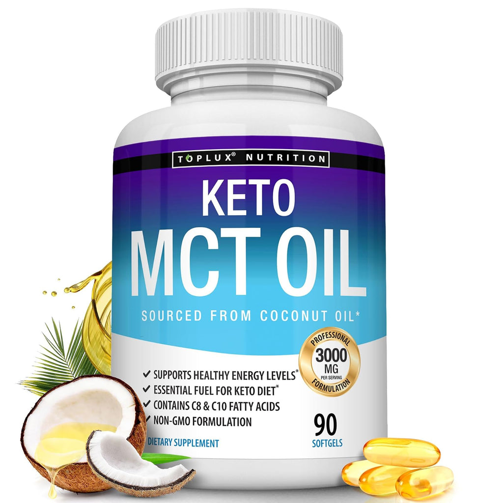 Toplux Keto MCT Oil for fat burners