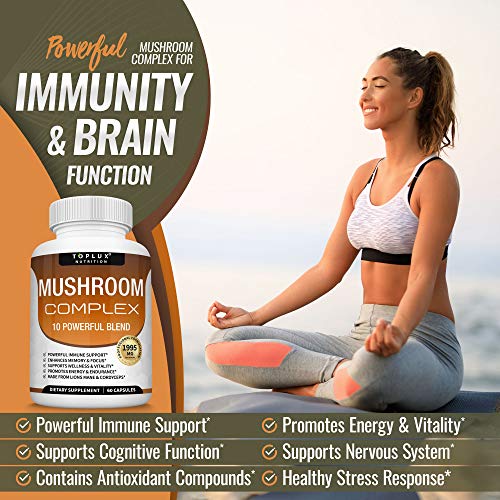 Toplux mushrooms for overall wellness
