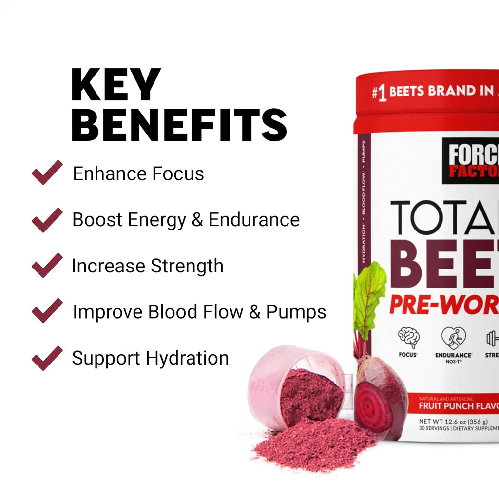 Total Beets pre-workout powder benefits