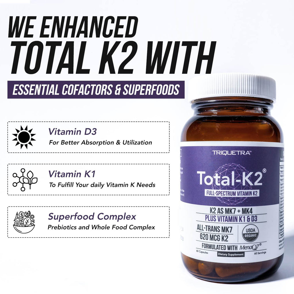 Total K2 vitamin K2 MK7 benefits