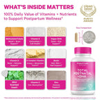 Total Postnatal capsules with DHA benefits