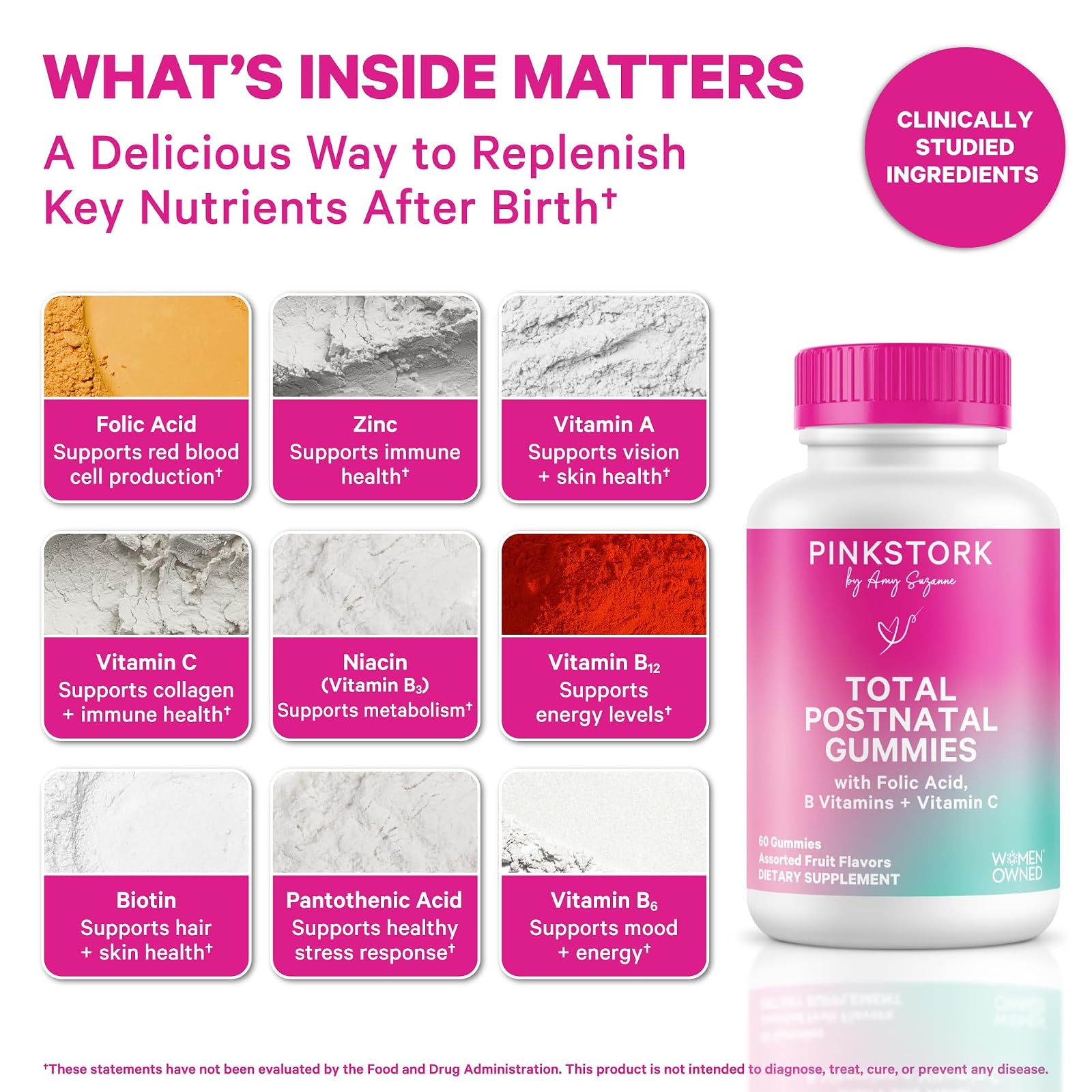 Total postnatal vitamin support
