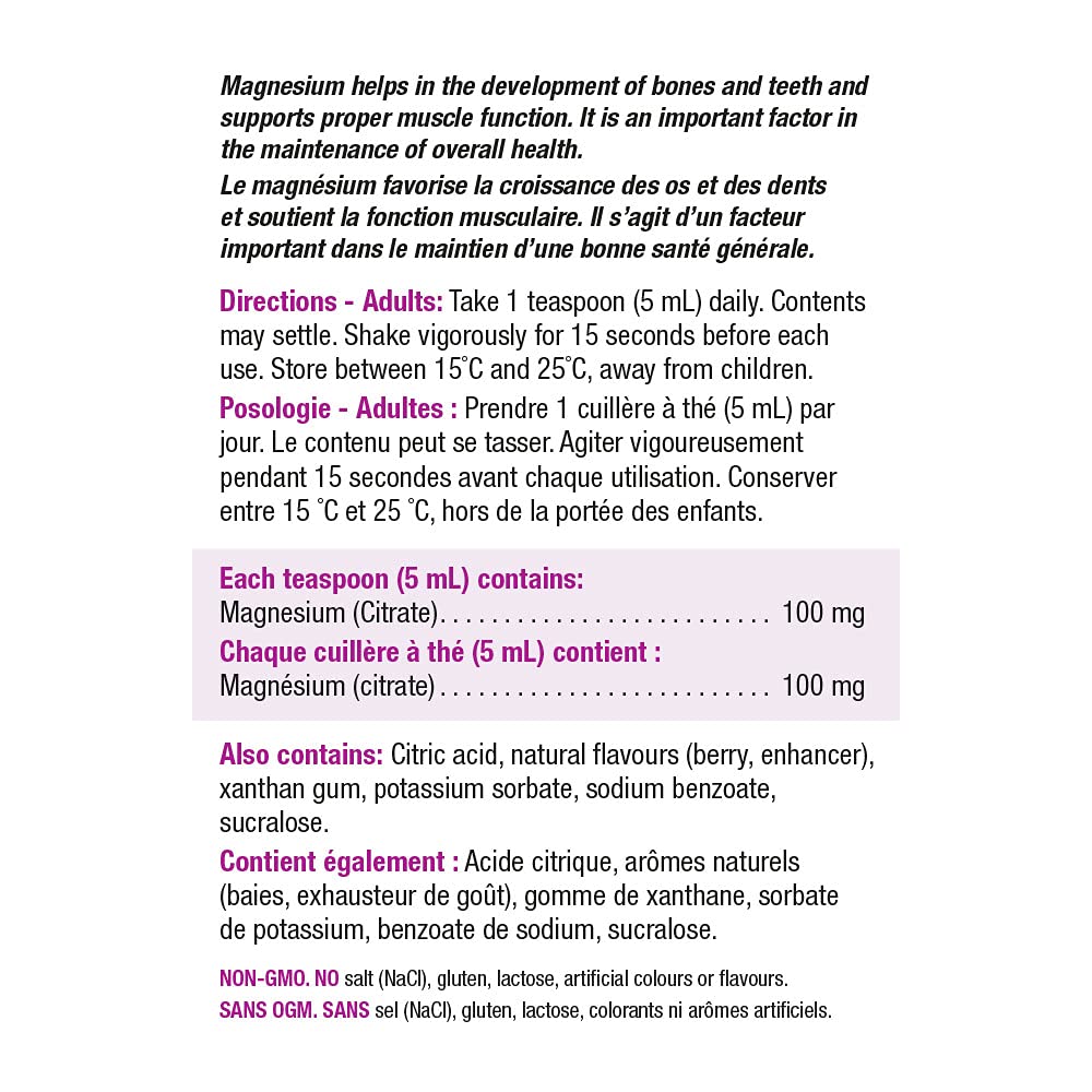 Total relief magnesium citrate formula