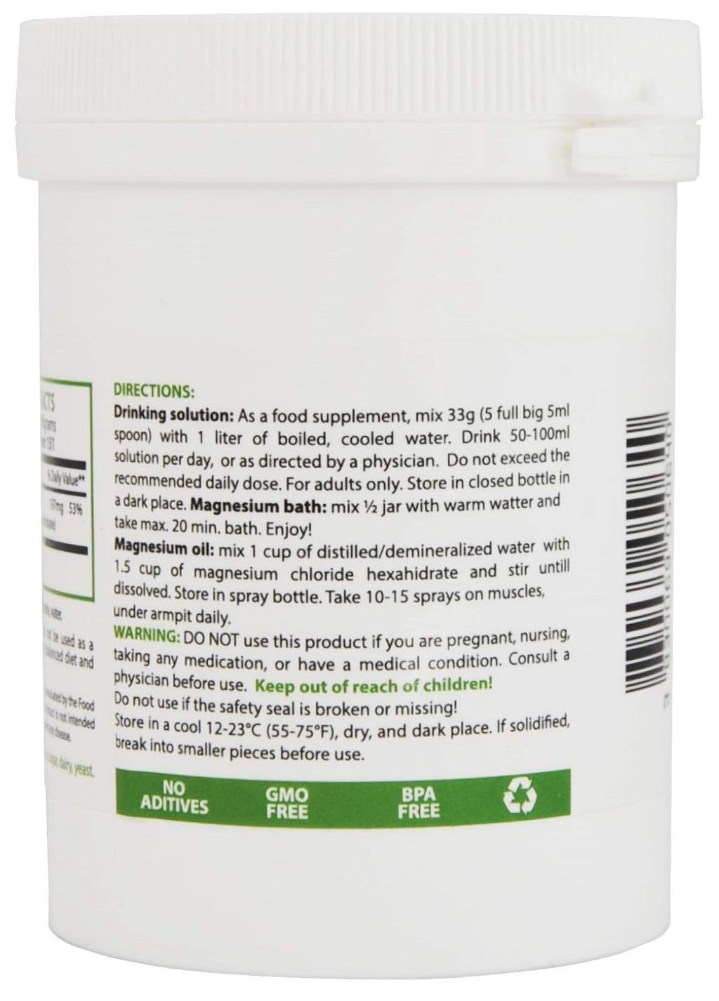 total relief magnesium for muscle cramps