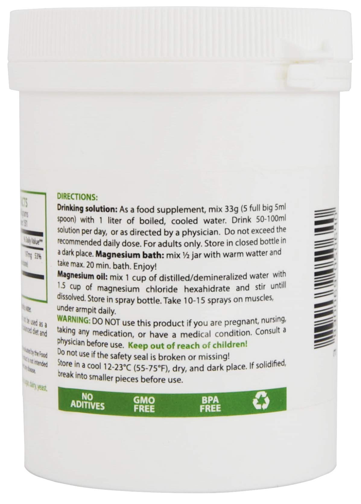 total relief magnesium for muscle cramps