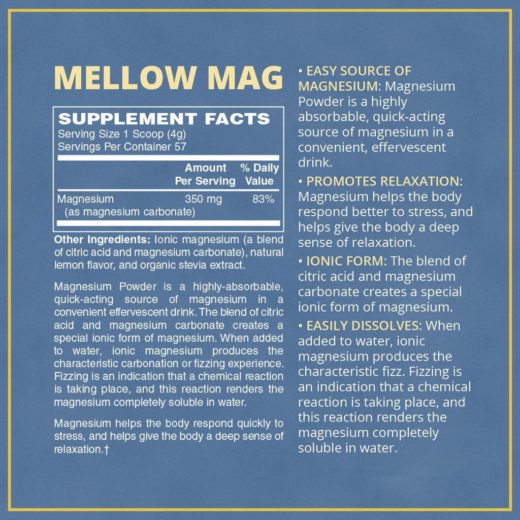 Total relief magnesium for muscle cramps