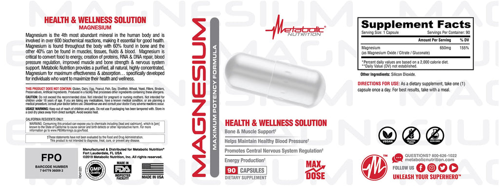total relief magnesium for stress relief