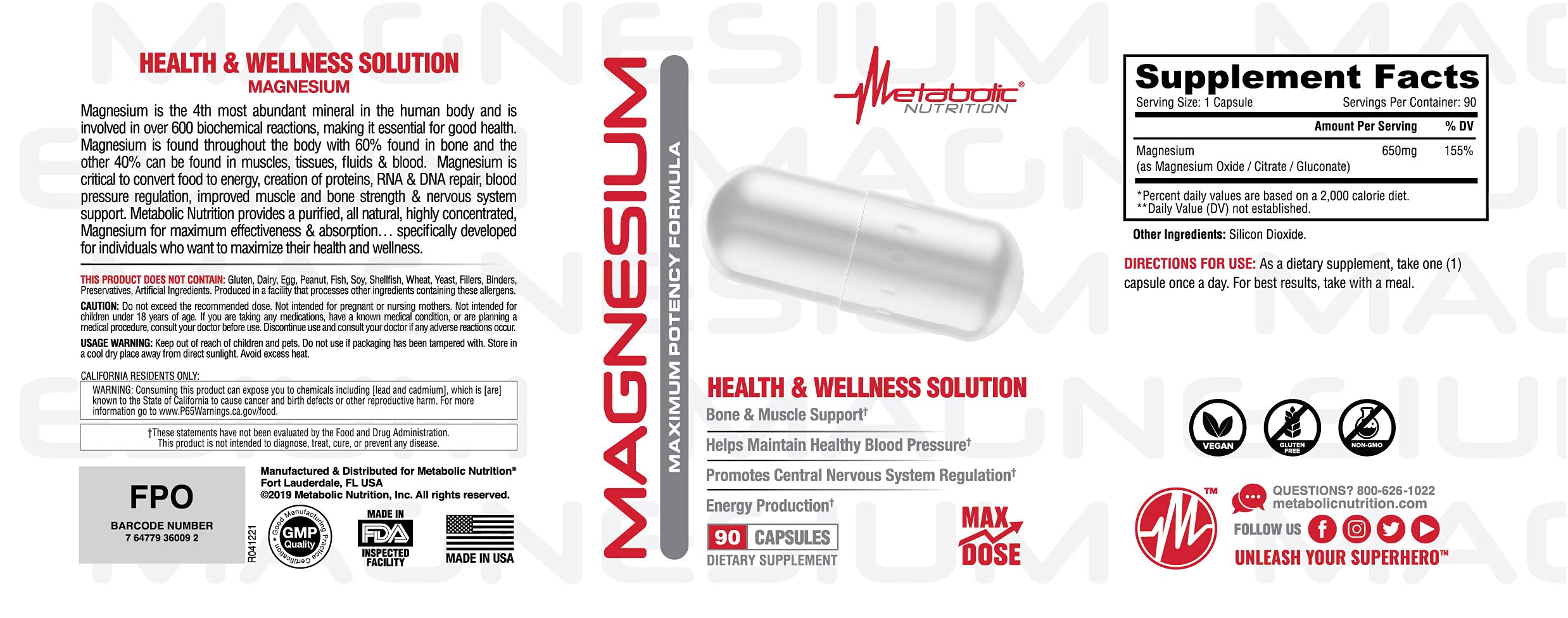 total relief magnesium for stress relief