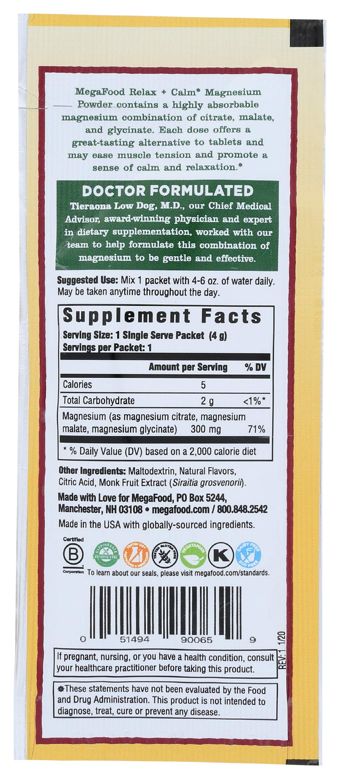 Total relief magnesium for stress relief
