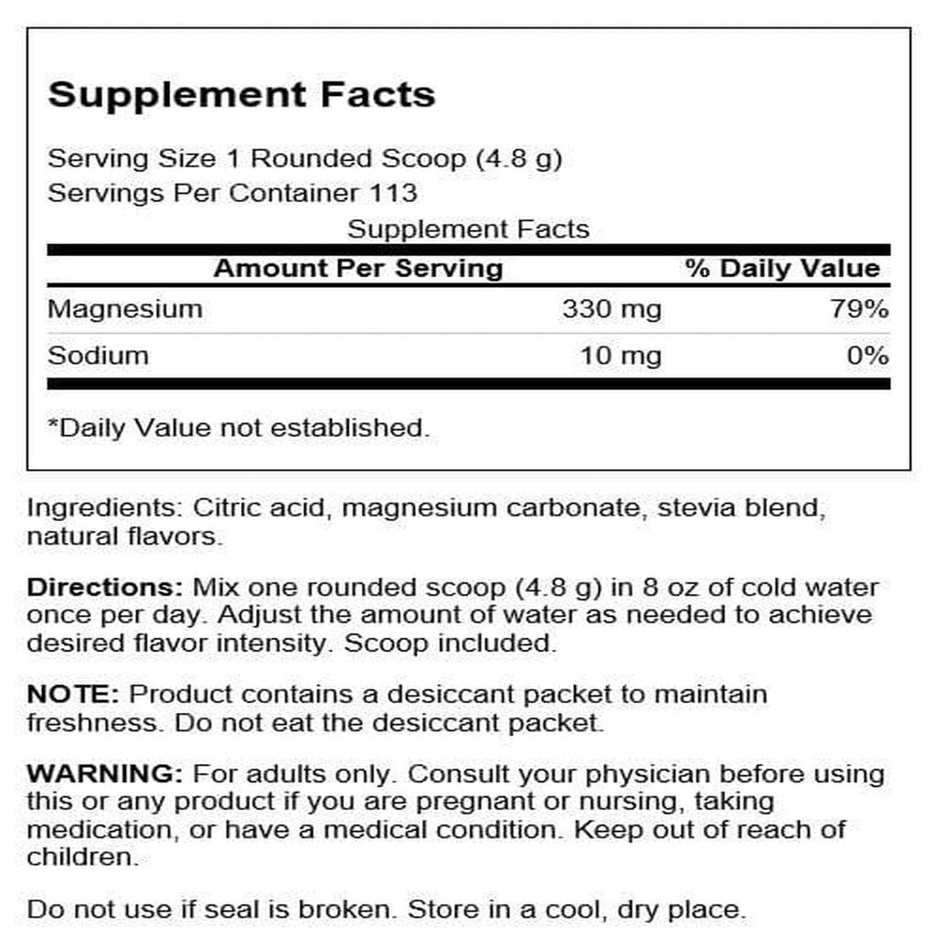 total relief magnesium powder