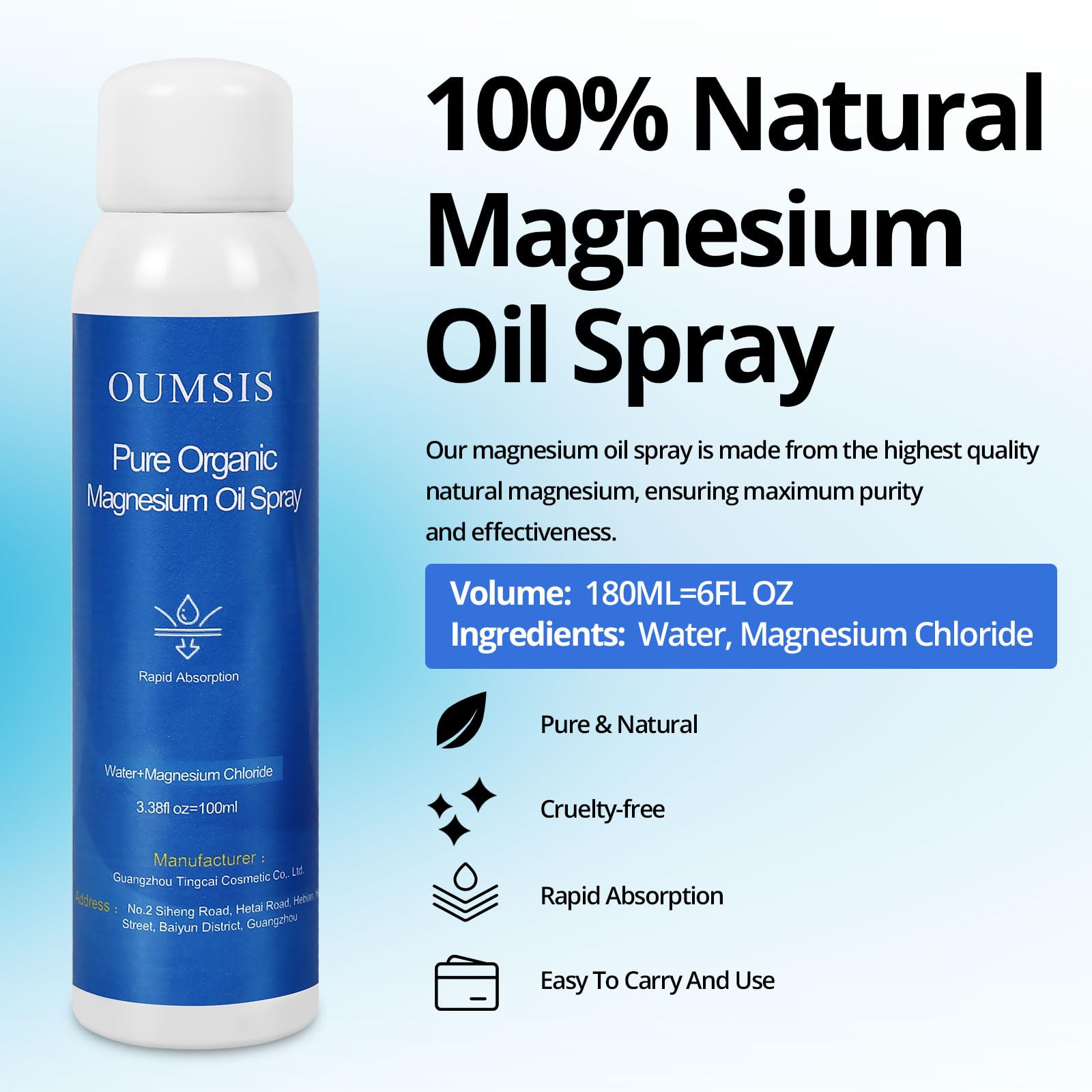 total relief magnesium spray