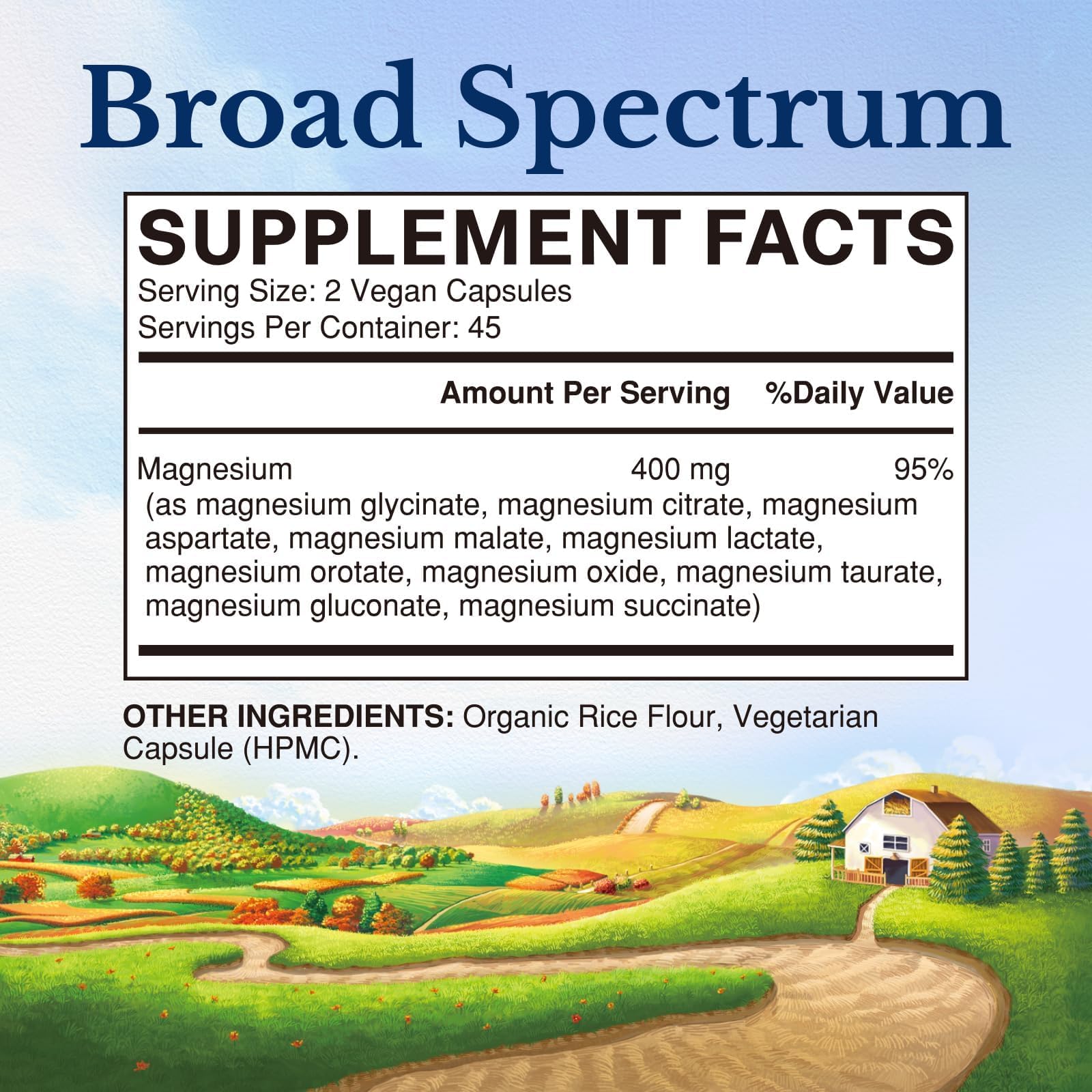 Total relief with magnesium complex