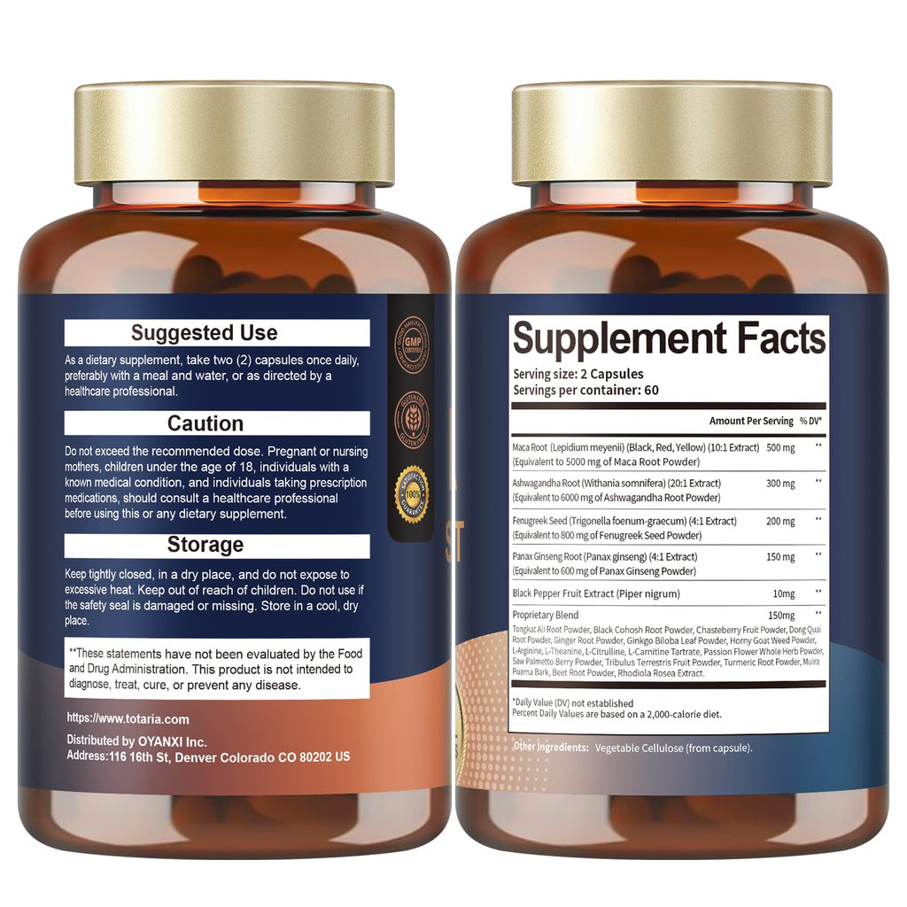 Totaria ashwagandha for men and women