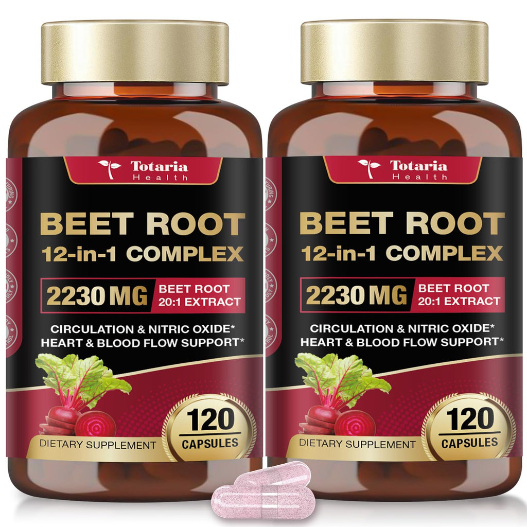Totaria beetroot capsules for energy