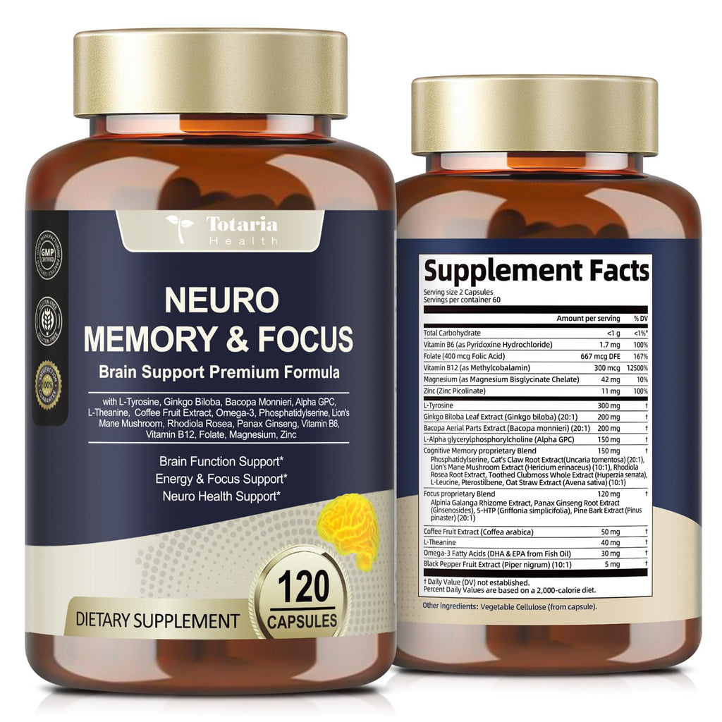 Totaria brain supplements for focus