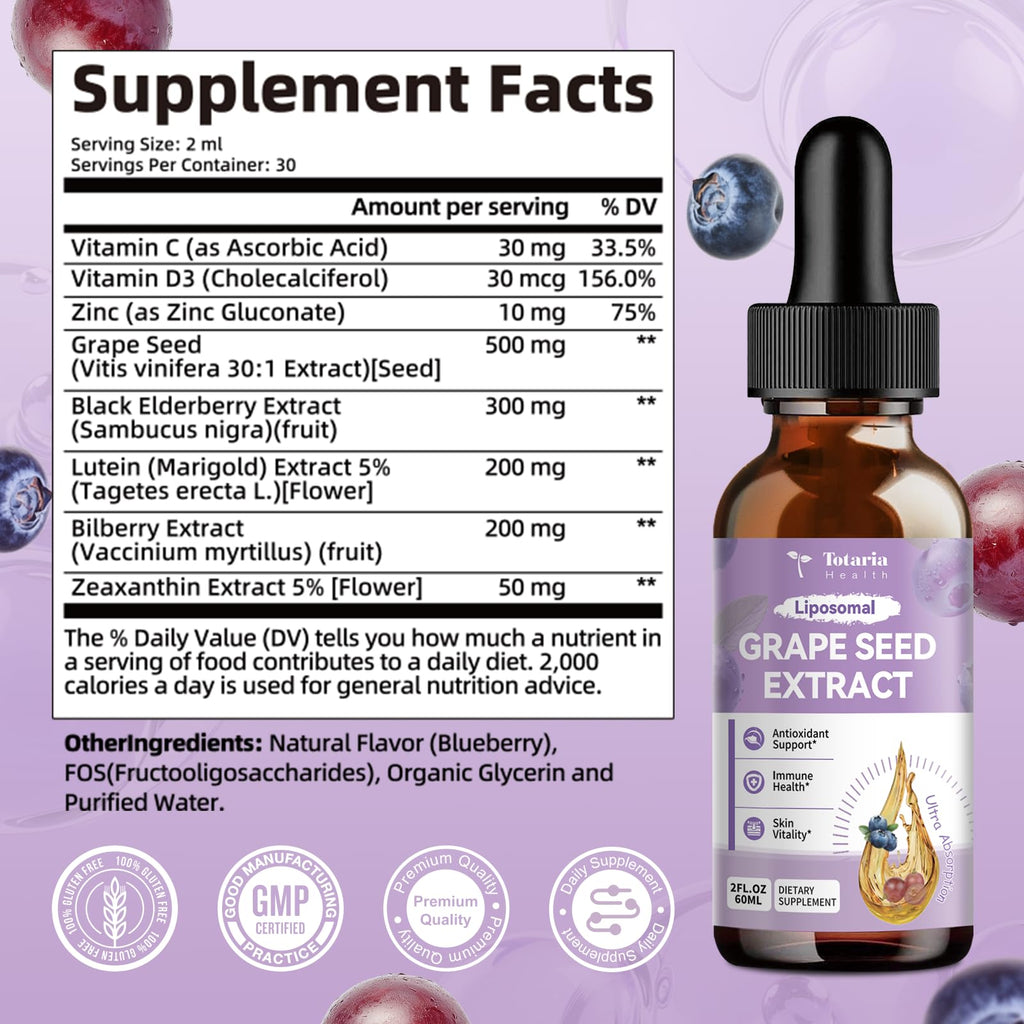 Totaria grape seed extract for wellness