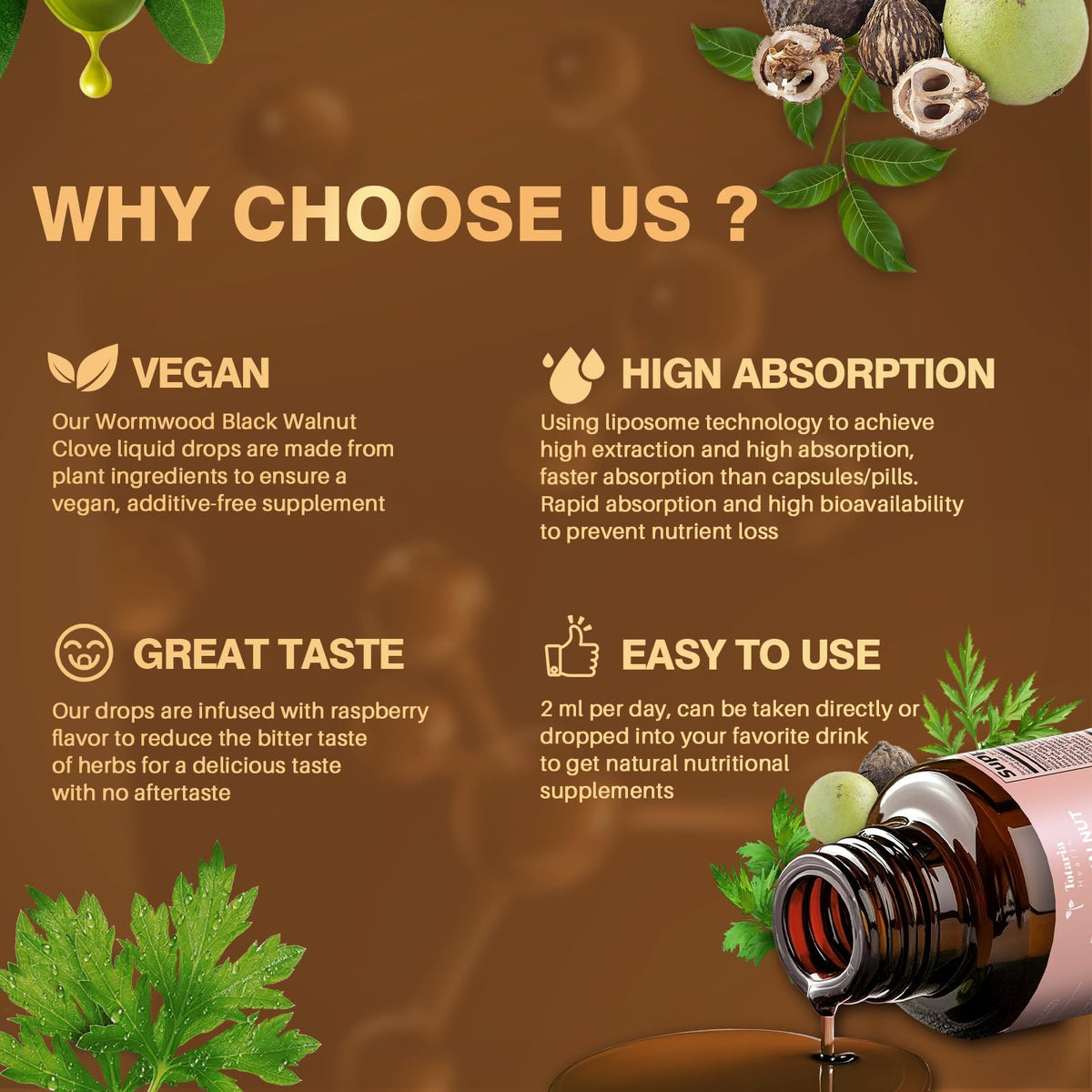 Totaria herbal blend for digestive health