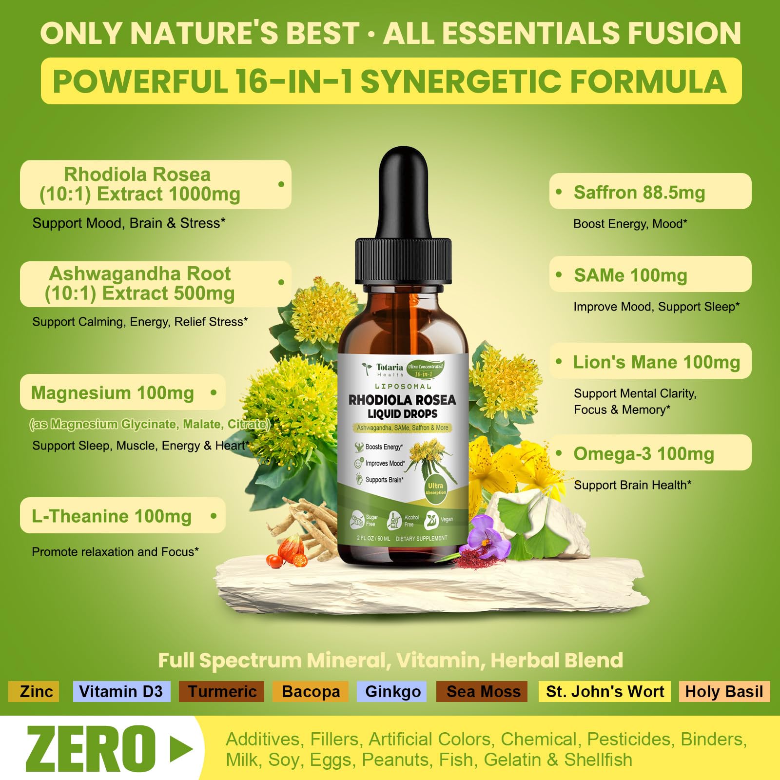 Totaria herbal drops for better focus