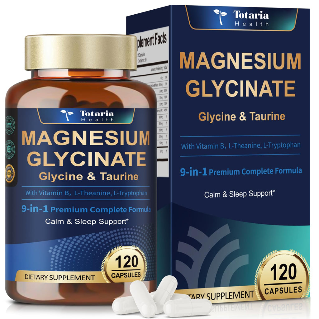 Totaria Magnesium Glycinate 1000 mg capsules