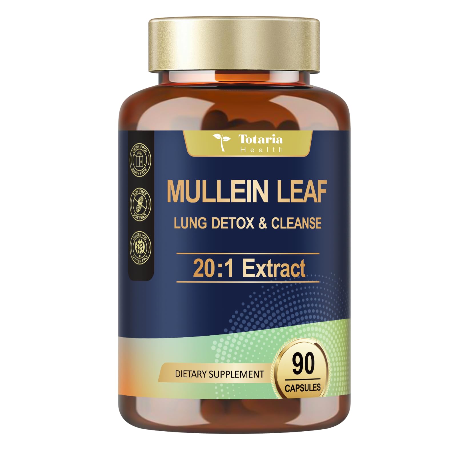 Totaria Mullein capsules for lung health