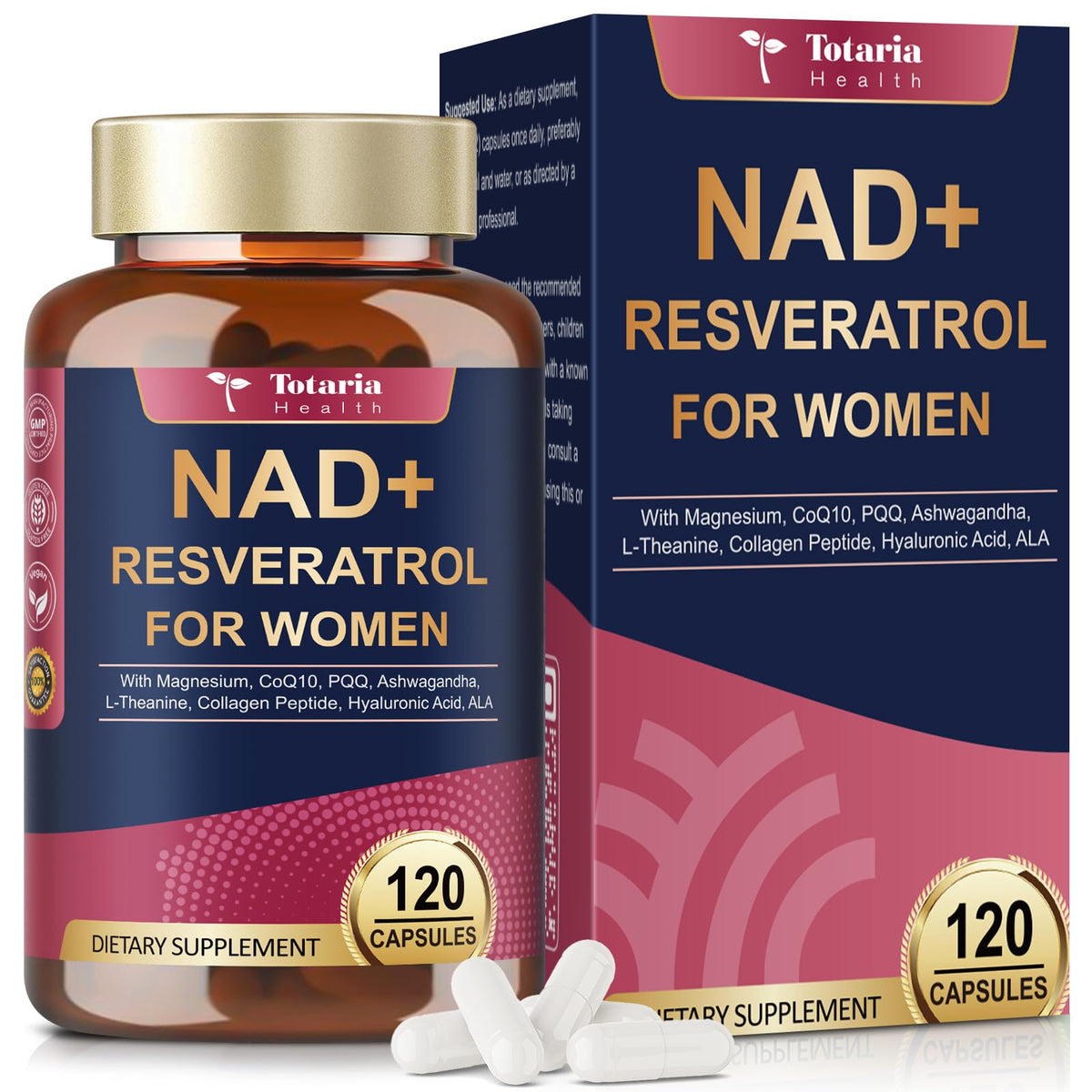 Totaria NAD+ supplement for energy