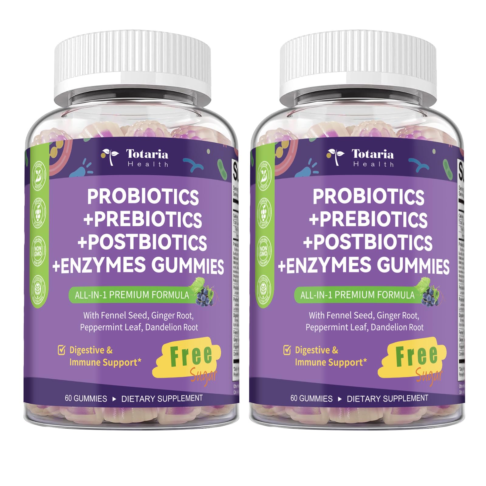 Totaria probiotic gummies for gut health