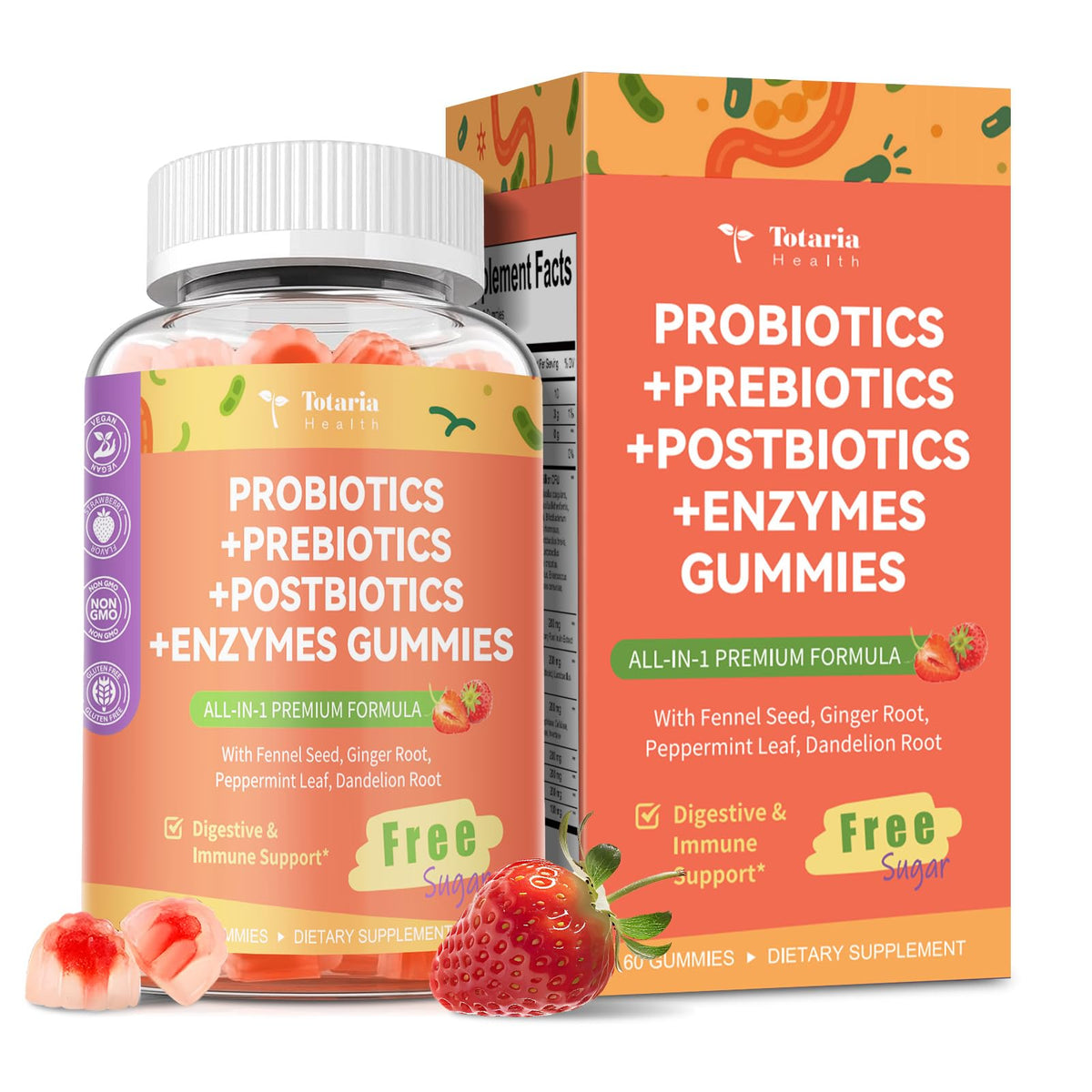 Totaria probiotics for digestive health
