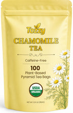 Tozzy chamomile tea pyramid bags