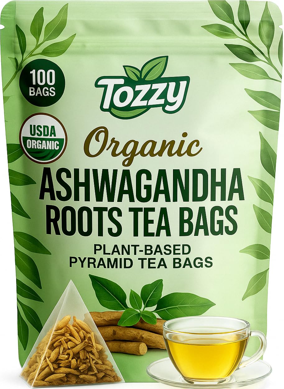 Tozzy organic ashwagandha tea bags