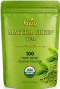 Tozzy organic matcha green tea bags