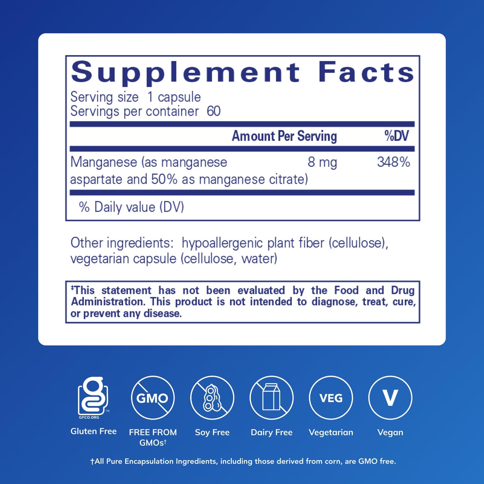 trace mineral manganese for vitality