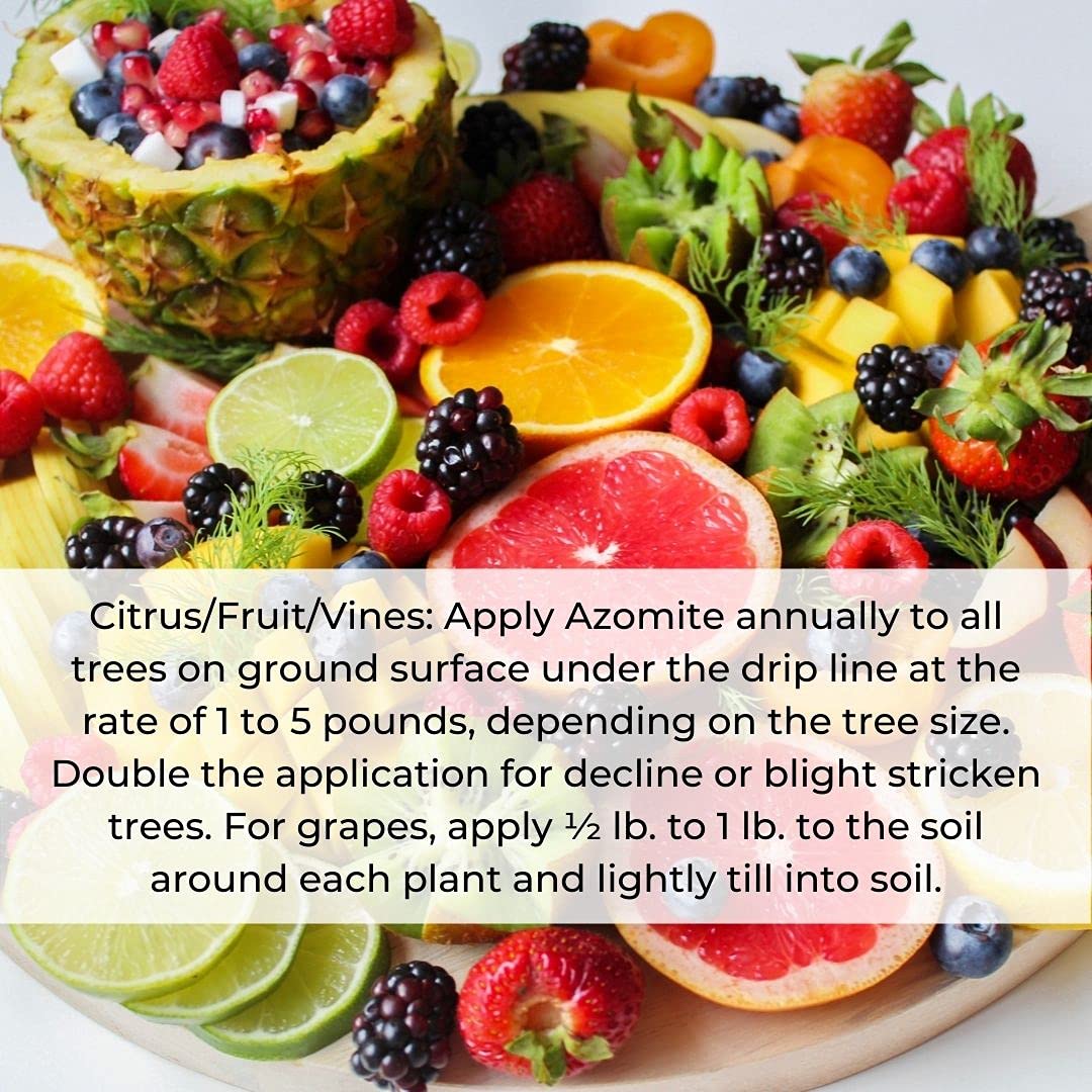 Trace mineral powder for healthy crops
