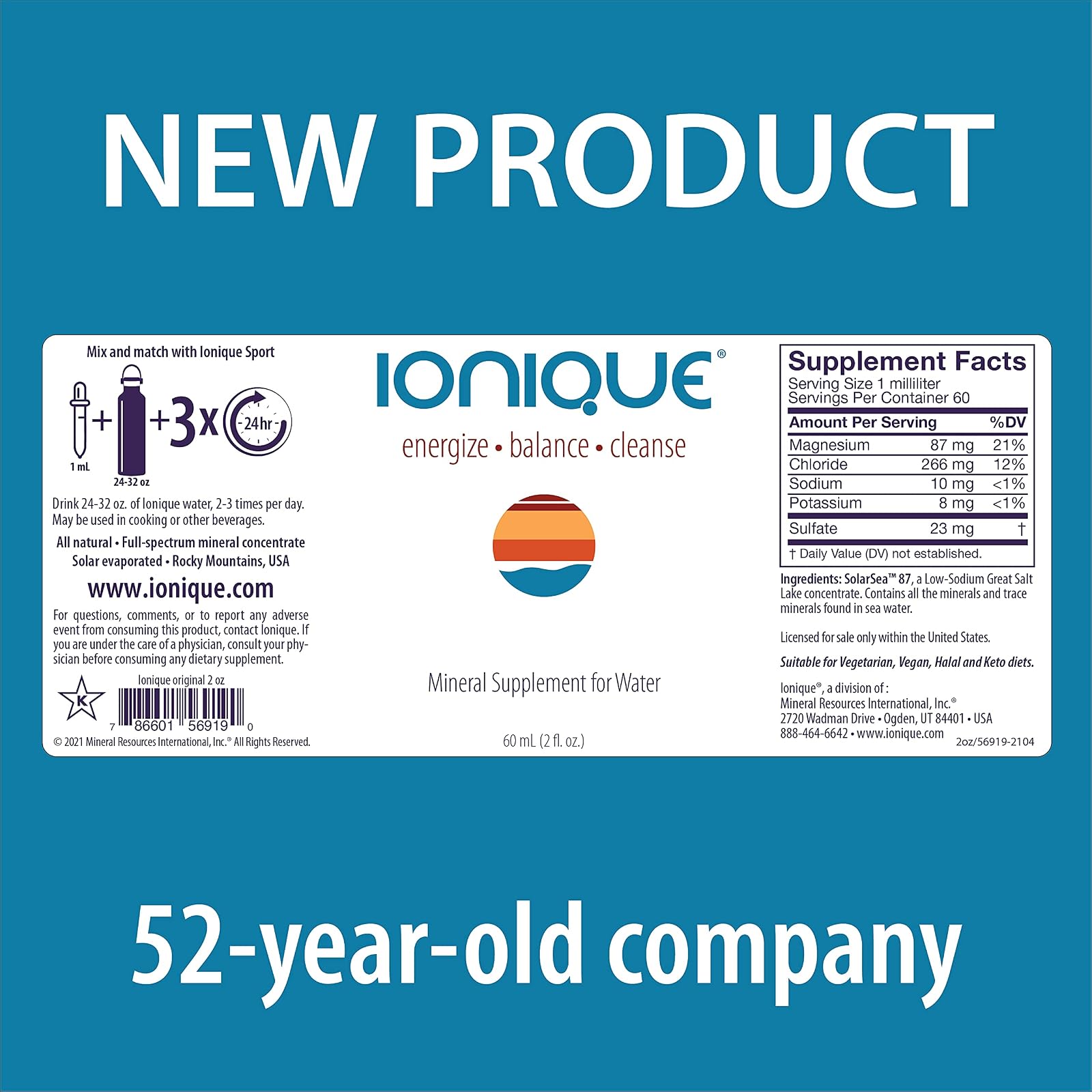 trace mineral supplement for hydration