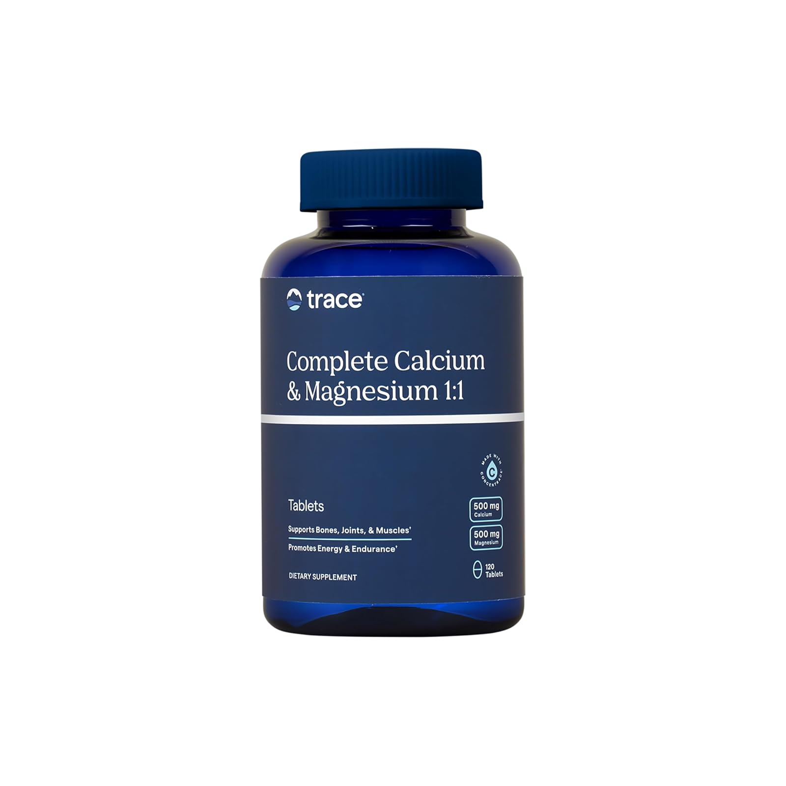 Trace Minerals Cal Mag supplement tablets