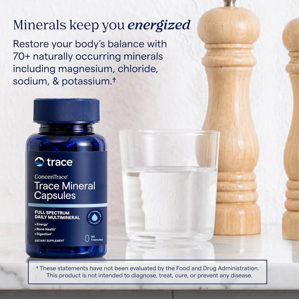 Trace minerals capsules for immune boost