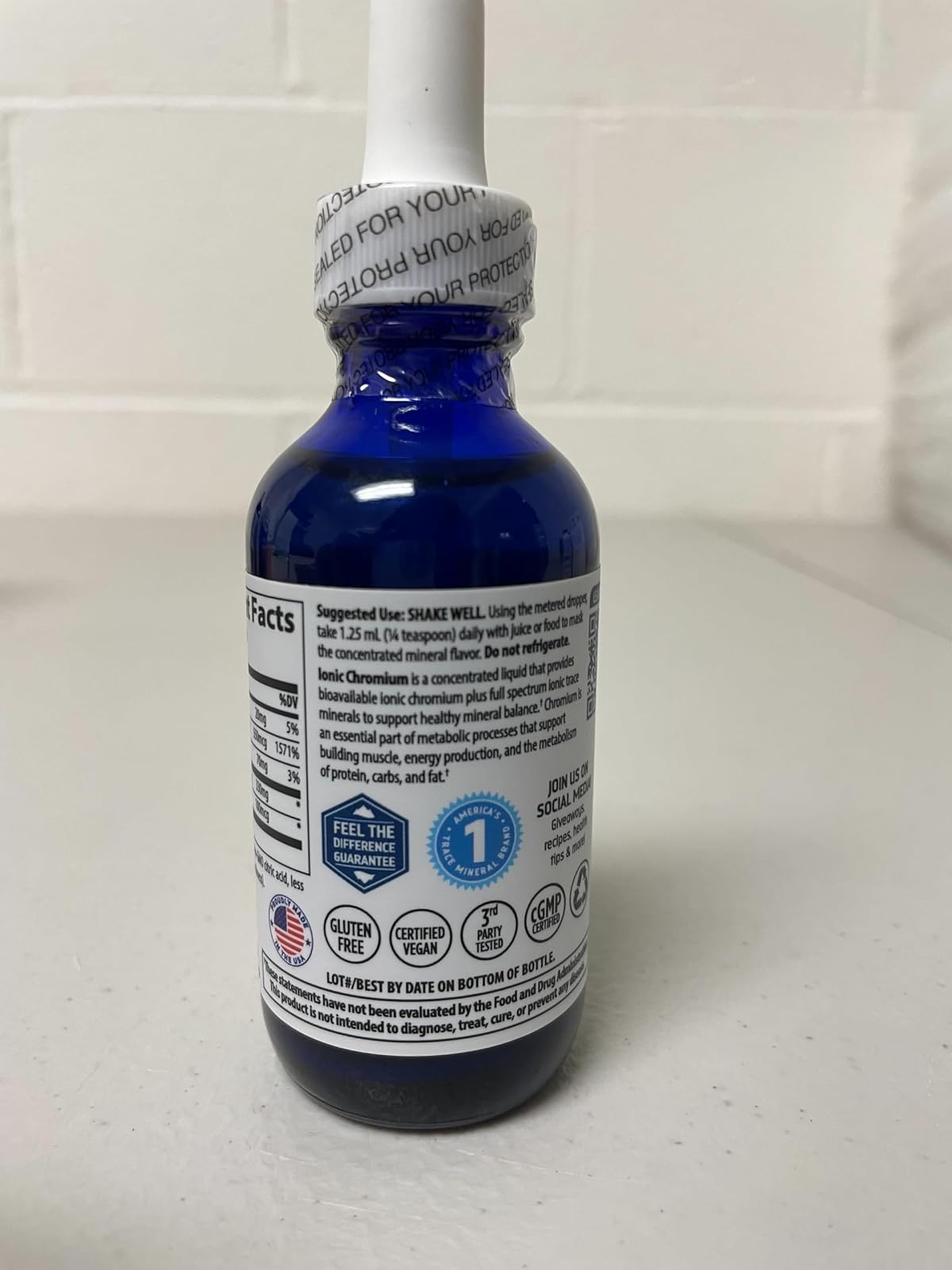 Trace Minerals Chromium for weight management