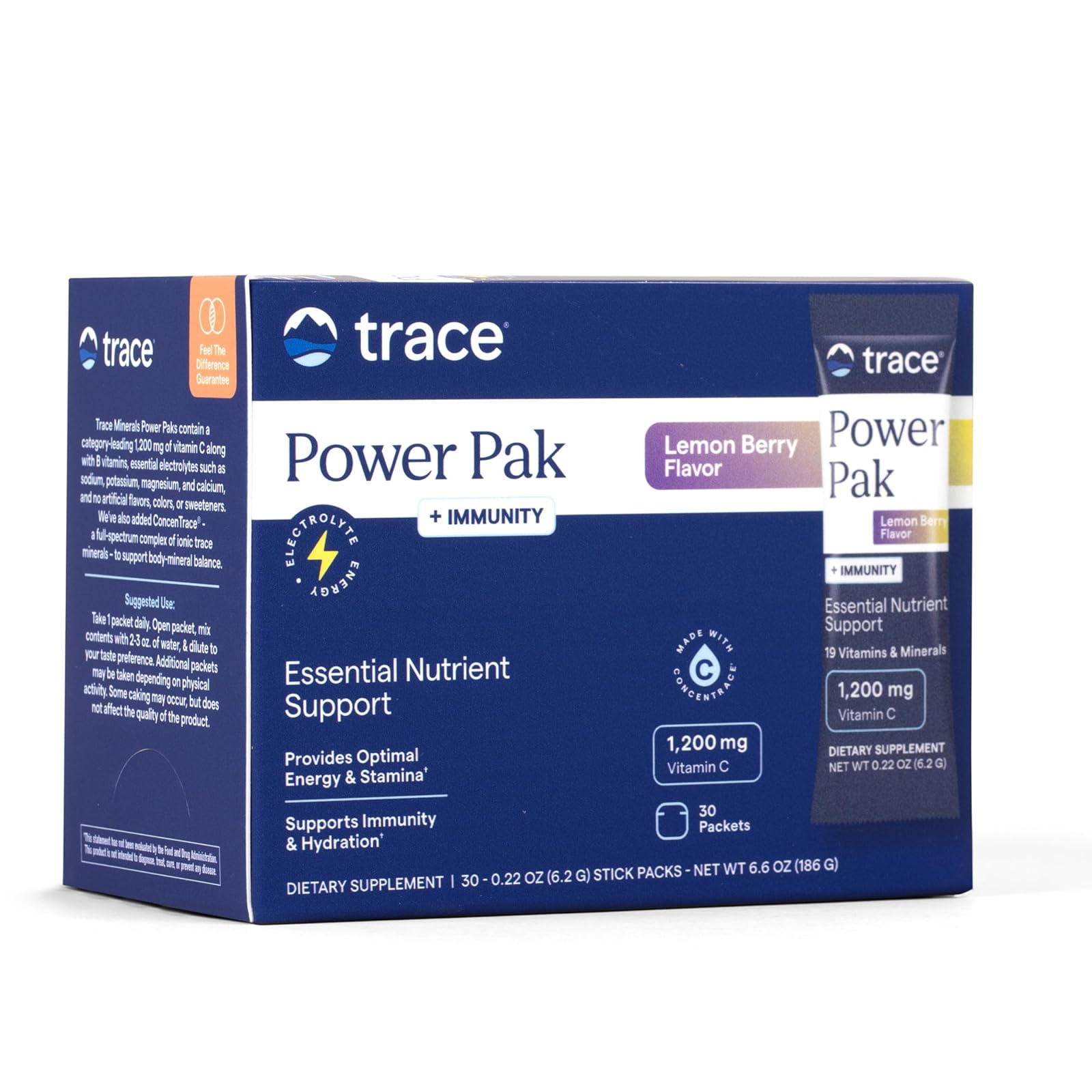 Trace Minerals electrolyte powder for hydration