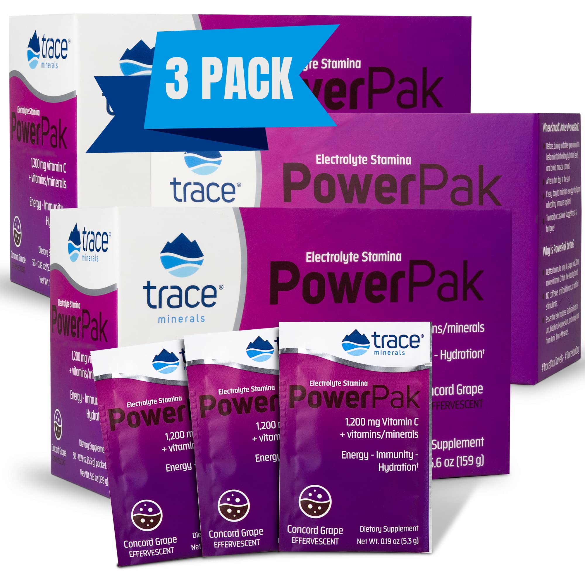 trace minerals electrolyte powder packets
