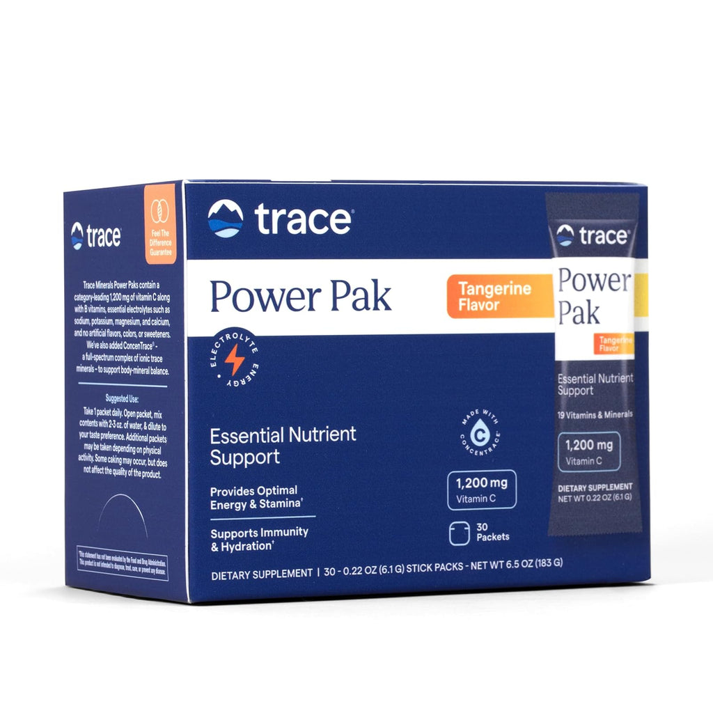 Trace Minerals electrolyte powder tangerine