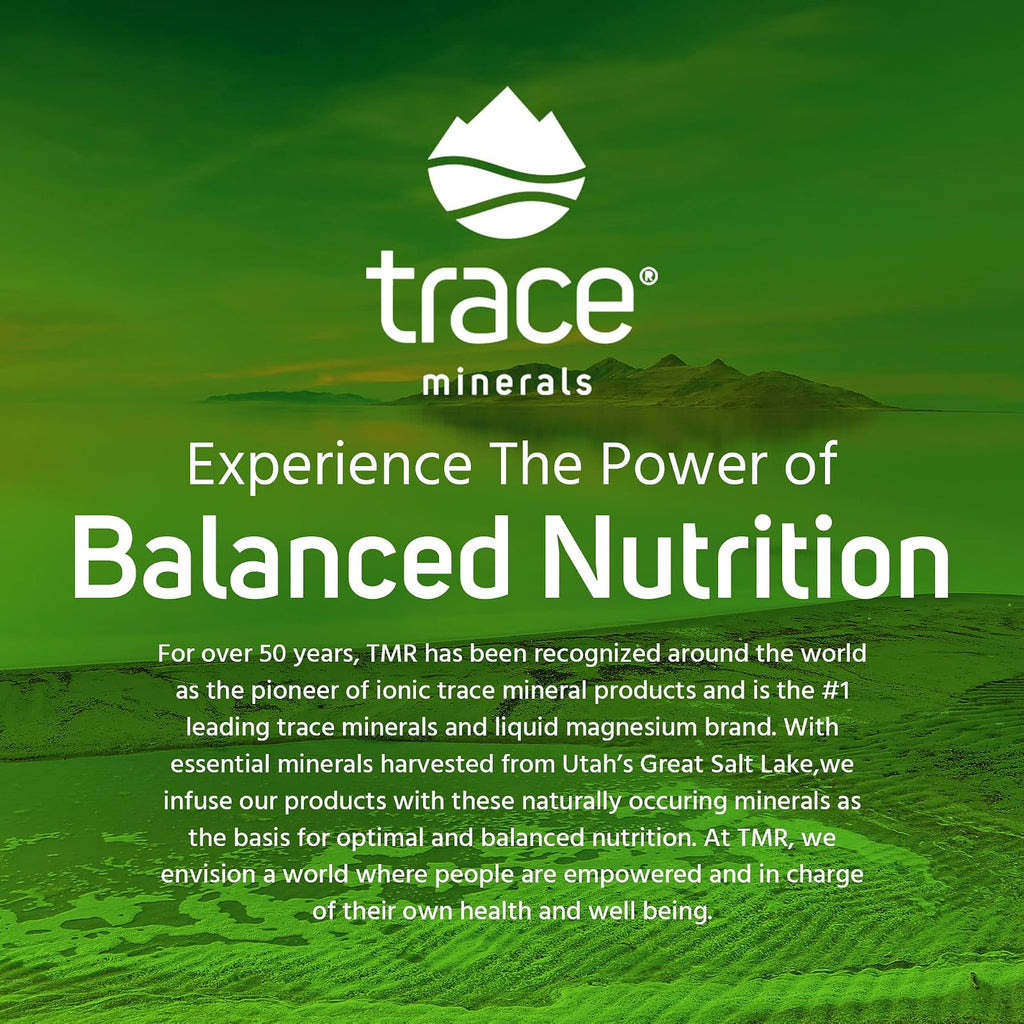 Trace Minerals electrolyte powder with essential vitamins