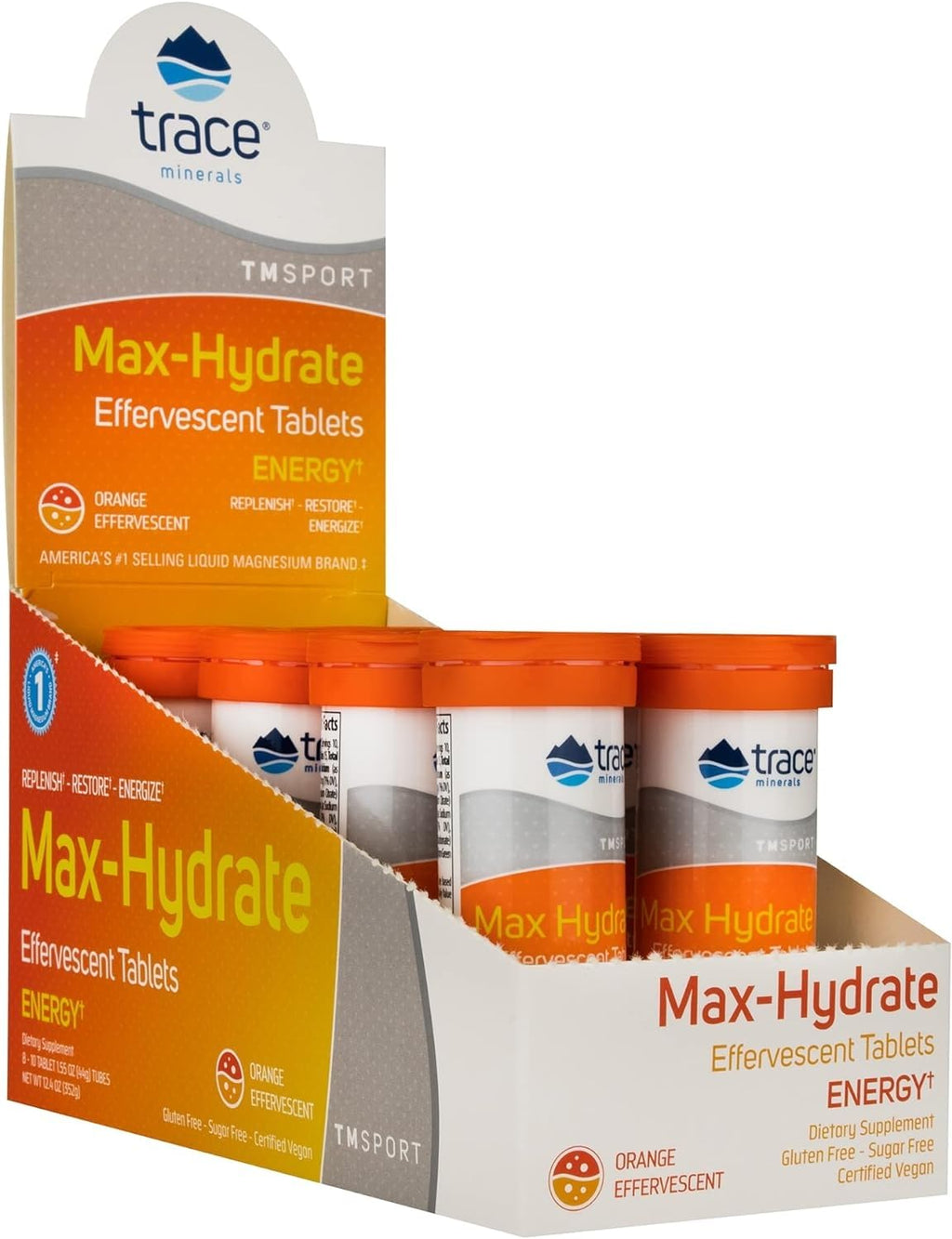 Trace Minerals electrolyte tablets for hydration