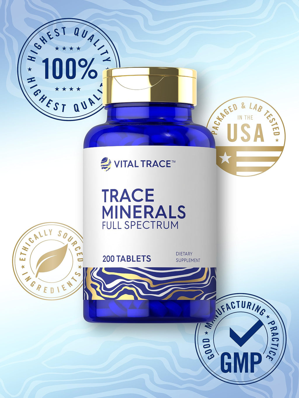 Trace minerals electrolytes for hydration
