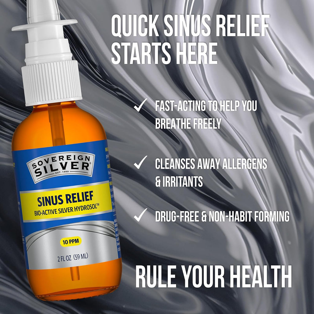 Trace minerals for allergy relief spray