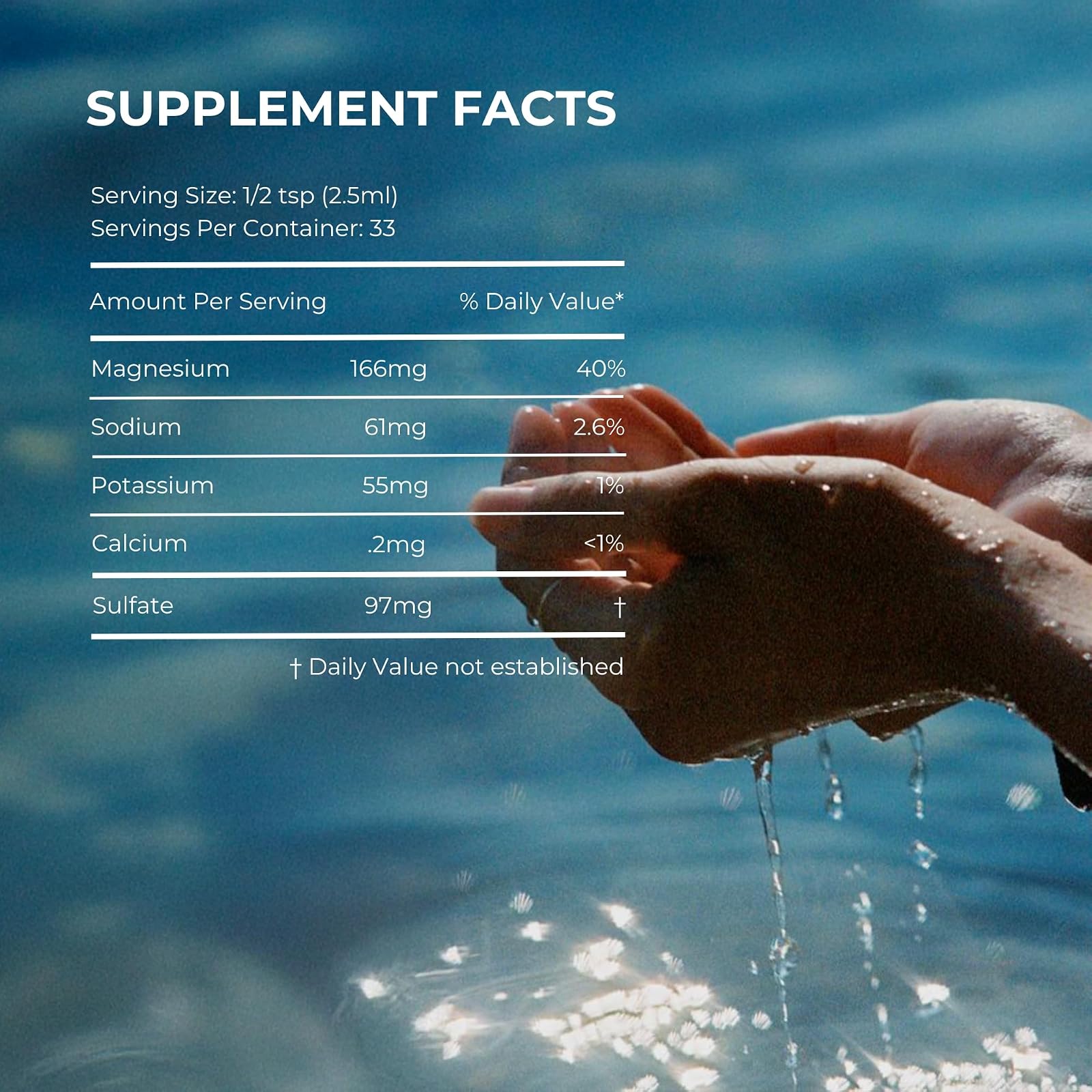 Trace minerals for daily nutritional support