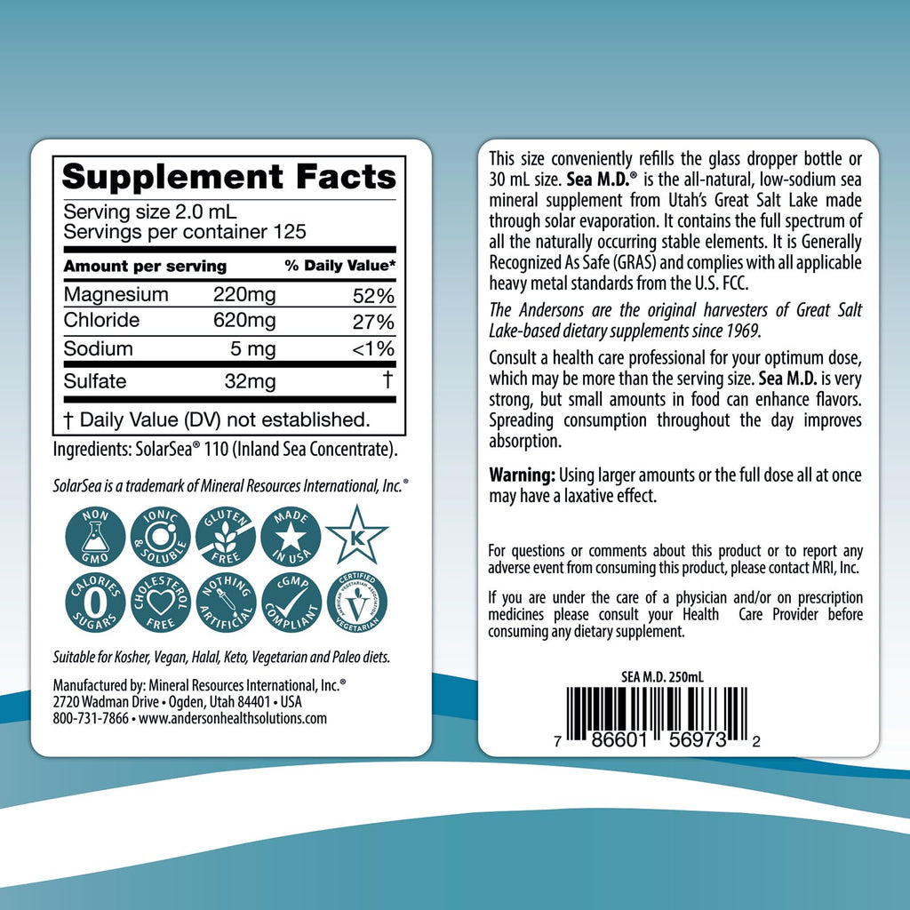 trace minerals for improved hydration