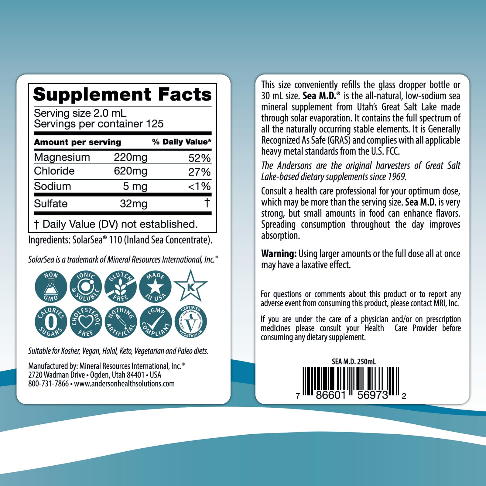 trace minerals for improved hydration