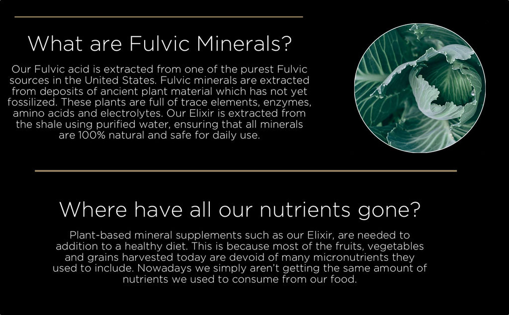 Trace minerals for improved vitality